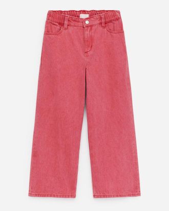 Arket Weite Jeanshose -Rot