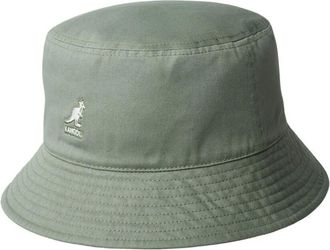 Kangol Homme, Accessoires, Vert, Taille: L Chapeau Seau Vert Sauge Lav&eacute;