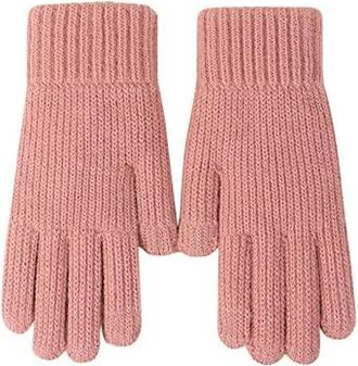 Generic Gants dhiver tricot&eacute;s avec fil coupe-vent et chauds pour lext&eacute;rieur (taille C, taille unique)
