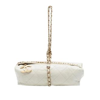 Chanel Pre-owned Vintage Gesteppte Schultertasche - - Pre-owned - Damen - Wei&szlig; - ONE SIZE