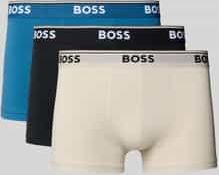 HUGO BOSS Trunks aus Baumwoll-Mix im 3er-Pack Modell TRUNK 3P POWER