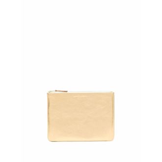 Comme Des Gar&ccedil;ons Goldene Geldb&ouml;rse f&uuml;r Stilvolles Zubeh&ouml;r - - Accessories - Herren - Gelb - ONE SIZE