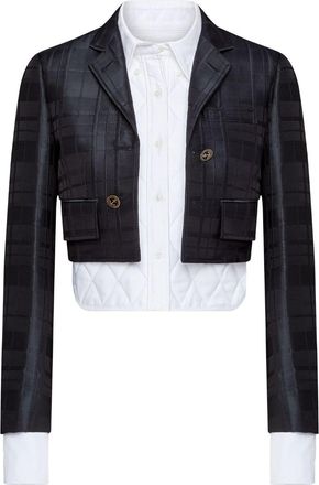Thom Browne Jacke im Layering-Look - Schwarz