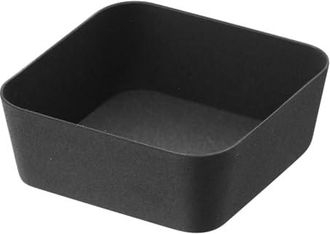 Yamazaki Tableware Yamazaki 4224 TOWER Ablageschale S, schwarz, Stahl, minimalistisch, 9 x 9 x 4 cm