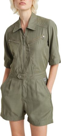 G-Star Zip playsuit ssleeve wmn