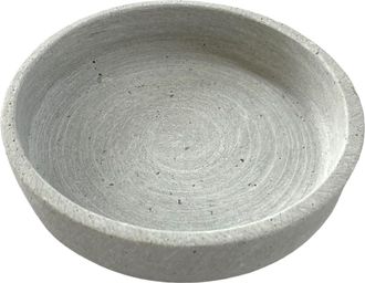 dio Only for You Dekoteller, Untersetzer, Dekoschale, Betonoptik, Ø 11cm GRAU. Polyresin, Schmuckschale, Moderne Schale, Steinoptik, Wohnaccessoire Betonschale