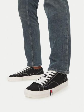 Tommy Jeans Sneakers aus Stoff Archive Vulc Y2K EM0EM01674 Schwarz