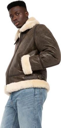 Schott NYC Schott Bombardier en mouton retourné Ref 25766 Mar - XXL