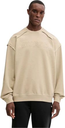 Guess Herren, Sweatshirts & Hoodies, Beige, LGr&ouml;&szlig;e