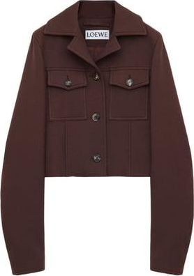 Loewe Veste courte droite en laine