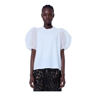 Cecilie Bahnsen Ben T-Shirt - - Tops - Damen - Wei&szlig; - XS