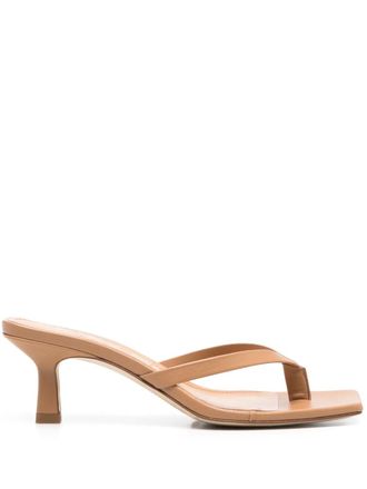 Aeyde sandales Wilda 50 mm - Marron