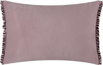 furn. Wylder Tilly Samtkissen mit Polyesterf&uuml;llung - Heidekraut/Rauch - 40 x 60 cm