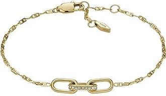 Fossil Bracelet fin en acier inoxydable avec fermoir mousqueton pour femme