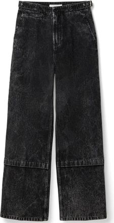 Lanvin Homme, Jeans, Noir, Taille: XL Pantalon Chino en Denim Noir