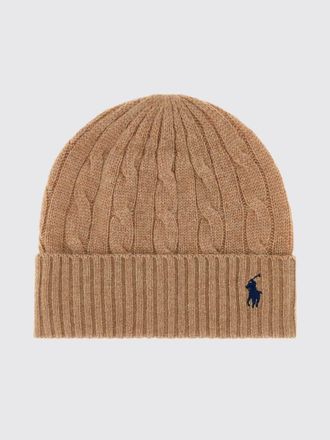 Polo Ralph Lauren Bonnet en laine et cachemire avec logo brod&eacute;