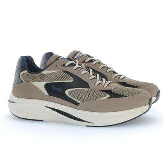 Harmont & Blaine Baskets en daim avec empi&egrave;cements en nylon - Homme - Chaussures - Beige - Taille: 44 EU