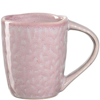 Leonardo Leonardo Matera Espresso-Tasse 1 St&uuml;ck, sp&uuml;lmaschinengeeignetes Espresso-Glas, 1 Mokka-Becher aus Steingut, Keramik-Tasse, rosa 90 ml, 018577