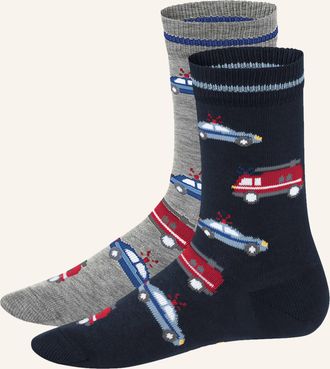 Falke 2er-Pack Socken Cars grau