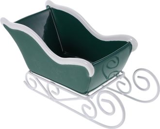 Aboofan Miniatur Weihnachts Schlitten Tischdeko Farbecht und Langlebig Realistisch Gestaltet Vielseitig für Wohn und Arbeitsräume Festliches Mittelstück für W