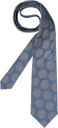 Eton Herren Krawatte grau Seide gemustert