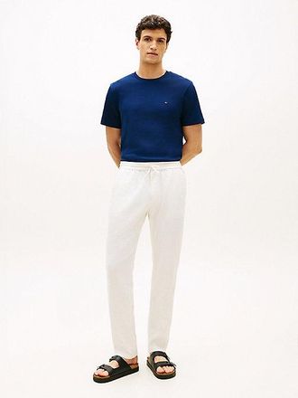 Tommy Hilfiger Chino fusel&eacute; Harlem en lin m&eacute;lang&eacute;