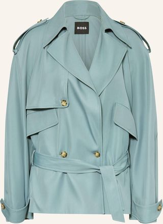 HUGO BOSS Trench-Jacke Jacusa blau