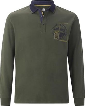 Jan Vanderstorm Homme Polo &Agrave; Manches Longues Olsland Olive, 68/70