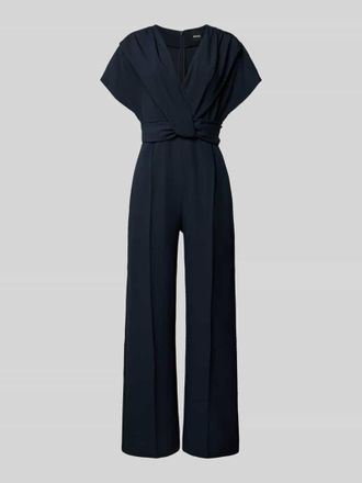 HUGO BOSS Jumpsuit mit V-Ausschnitt Modell Debasa