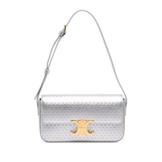 Celine Sac bandouli&egrave;re Claude Pre-owned - Femme - Pre-owned - Gris - Taille: ONE Size