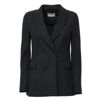 Circolo 1901 Zweireihiges Jersey-Sakko - - Jackets - Damen - Grau - XL
