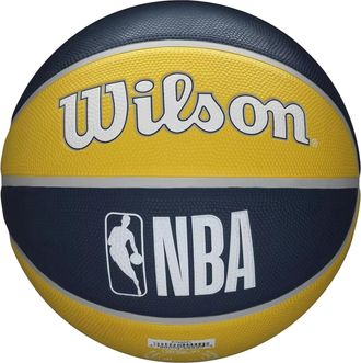 Wilson Basketball NBA TEAM TRIBUTE, INDIANA PACERS, Outdoor, Gummi, Größe: 7