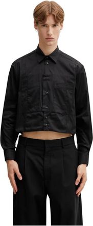 VETEMENTS Chemise &agrave; poche - Homme - Chemises - Noir - Taille: XL