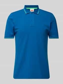 Sundek Poloshirt mit kurzer Knopfleiste Modell Brice