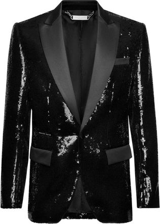 Philipp Plein Herren, Jacken, Schwarzk, SGröße