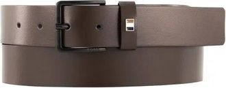 HUGO BOSS Herren G&uuml;rtel schwarz Glattleder