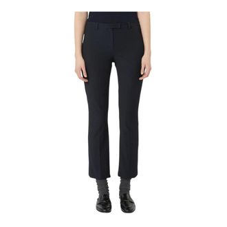 Max Mara Umanita Cropped Hosen - - Trousers - Damen - Schwarzk - XS