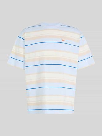 adidas Originals Relaxed Fit T-Shirts aus reiner Baumwolle mit Logo-Stitching