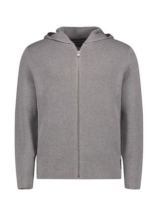 Marc O'Polo Herren Cardigan grau Baumwolle unifarben