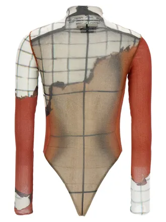 Jean Paul Gaultier Womens Multicolor Polyamide Bodysuit Clothing