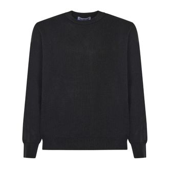 Stone Island Rundhals-Strickware - - Knitwear - Herren - Schwarzk - L