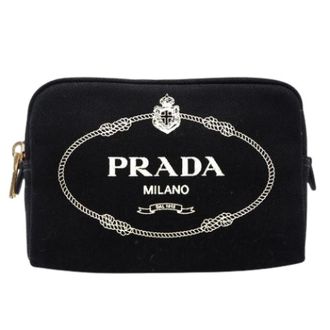 Prada Pre-owned Vintage Canvas Pouch - - Pre-owned - Damen - Schwarzk - ONE SIZE