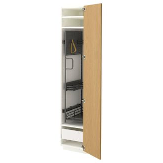 IKEA METOD / MAXIMERA Hochschrank mit Putzschrankeinr