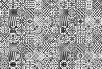 Vilber Toledo DU 05 155X230 Teppich, Vinyl, Schwarz-05, 155 x 230 x 0.22 cm