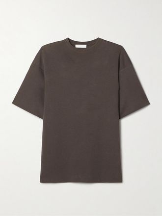FFORME T-shirt En Laine Et Coton Mélangés Dwyn - Marron