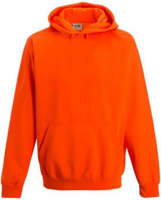 Awdis Hoodie Kinder NEON Hoodie leuchtende Farben grün orange gelb pink mit Kapuze