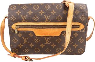 Louis Vuitton Crossbody Bags - Louis Vuitton Canvas Monogram Saint Germain GM Cro - Gr. unisize - in Braun - f&uuml;r Damen