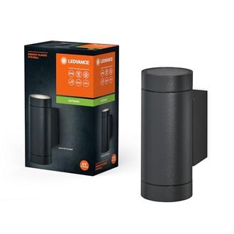 Ledvance Lampe dext&eacute;rieur ENDURA CLASSIC ITYS W, applique murale, GU10, gris fonc&eacute;, aluminium, installation facile, diffuseur en verre ou en PMMA, classe de pr