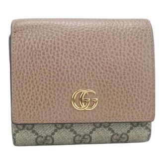 Gucci Portefeuille Pre-owned (bi-fold) - Femme - Pre-owned - Beige - Taille: ONE Size