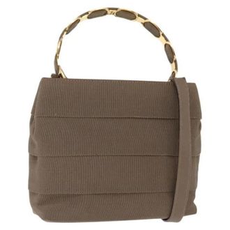 Ferragamo Pre-owned Canvas Handbag - - Pre-owned - Damen - Braun - ONE SIZE